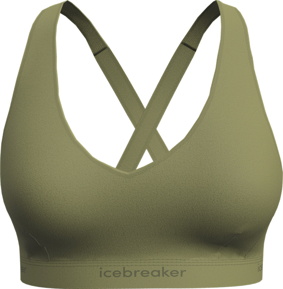 Icebreaker Sprite Racerback Bra Size: L / Color (style): olive | Pod 7 kilo
